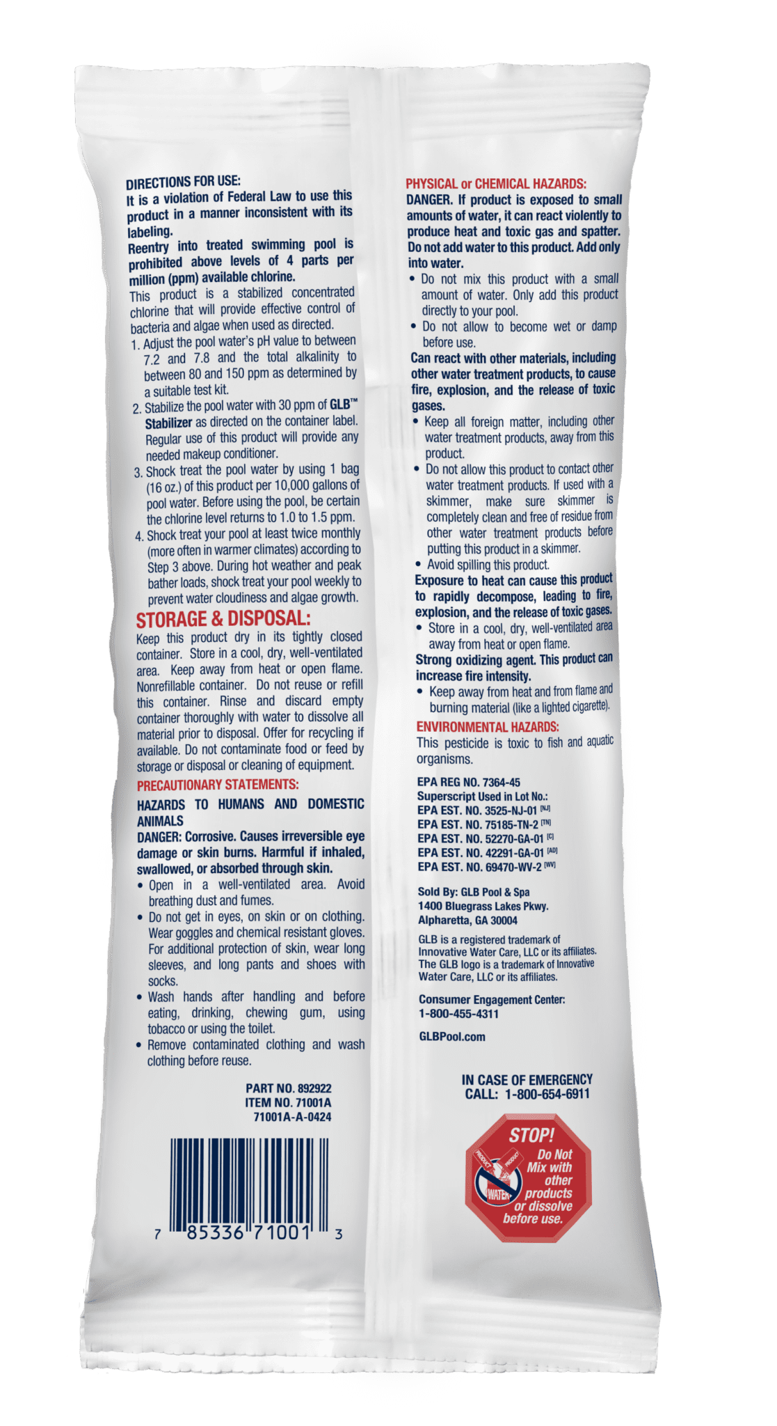 Pool Sanitizers | GLB®