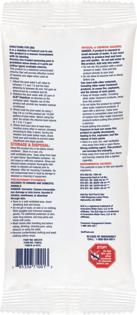 Pool Sanitizers | GLB®