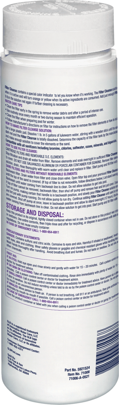 GLB® Filter Cleanse - GLB